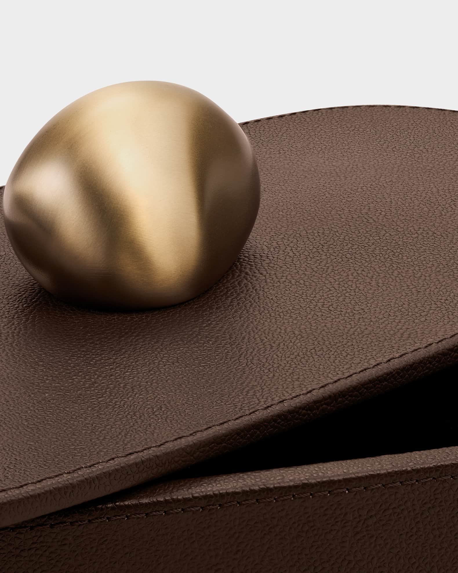 Assouline Pebble Long Leather Trinket Box | Horchow