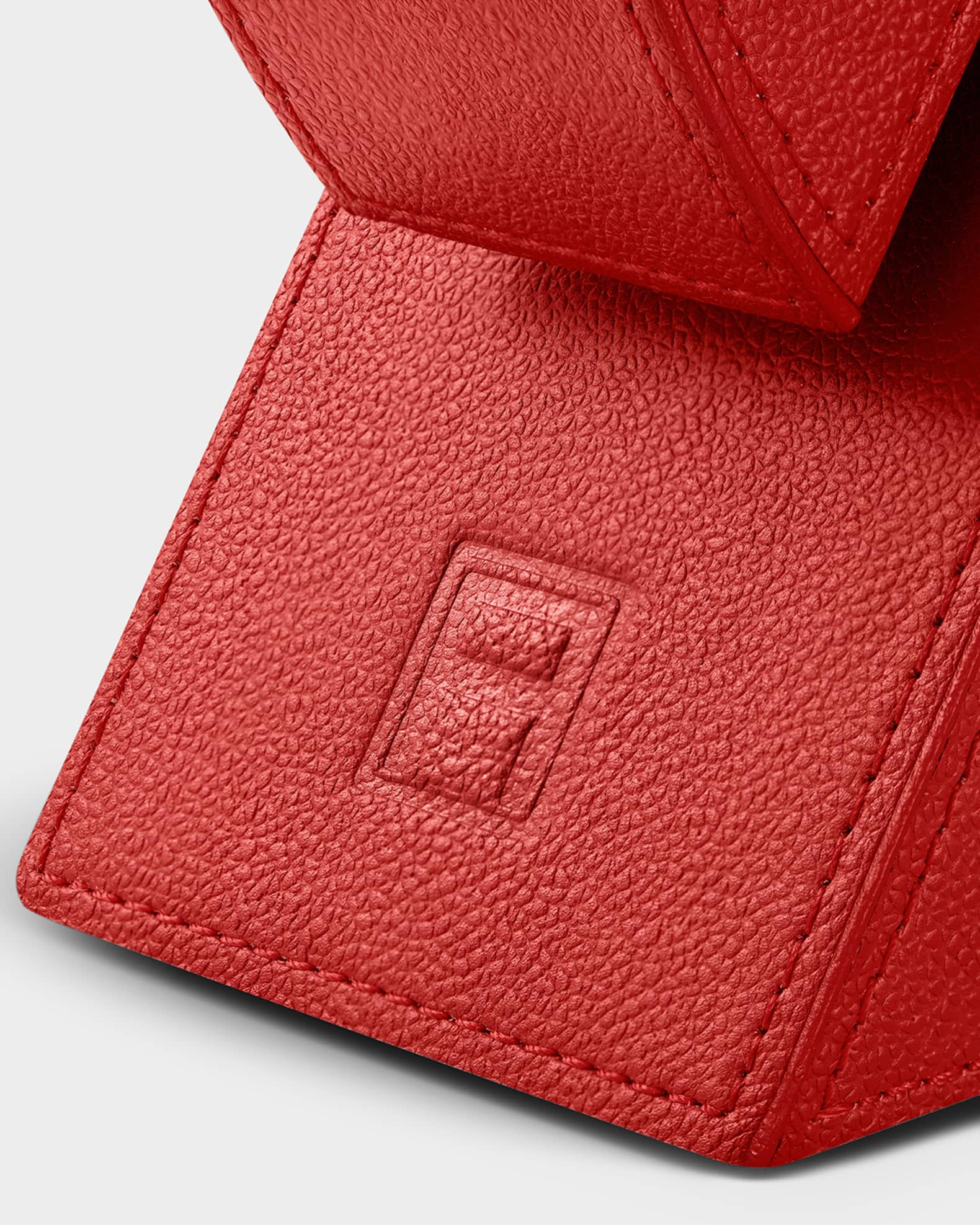 Assouline Cubist L Red Leather Bookend | Horchow