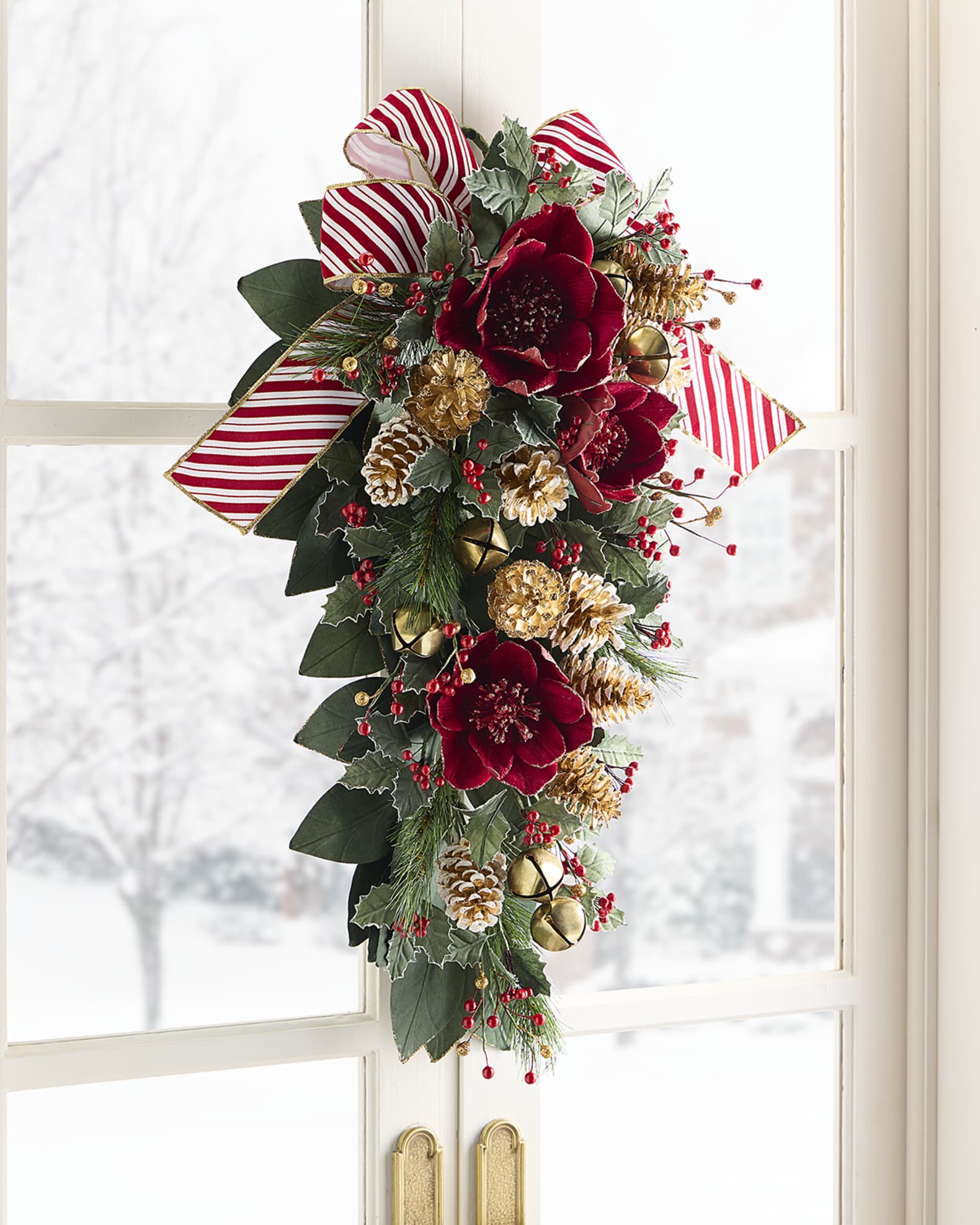 Neiman Marcus Classic Christmas 30" Door Spray | Horchow