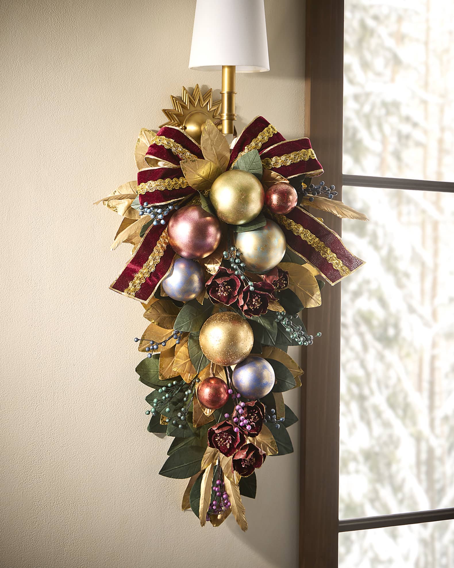 Neiman Marcus Spiritual Christmas Door Spray, 30" | Horchow