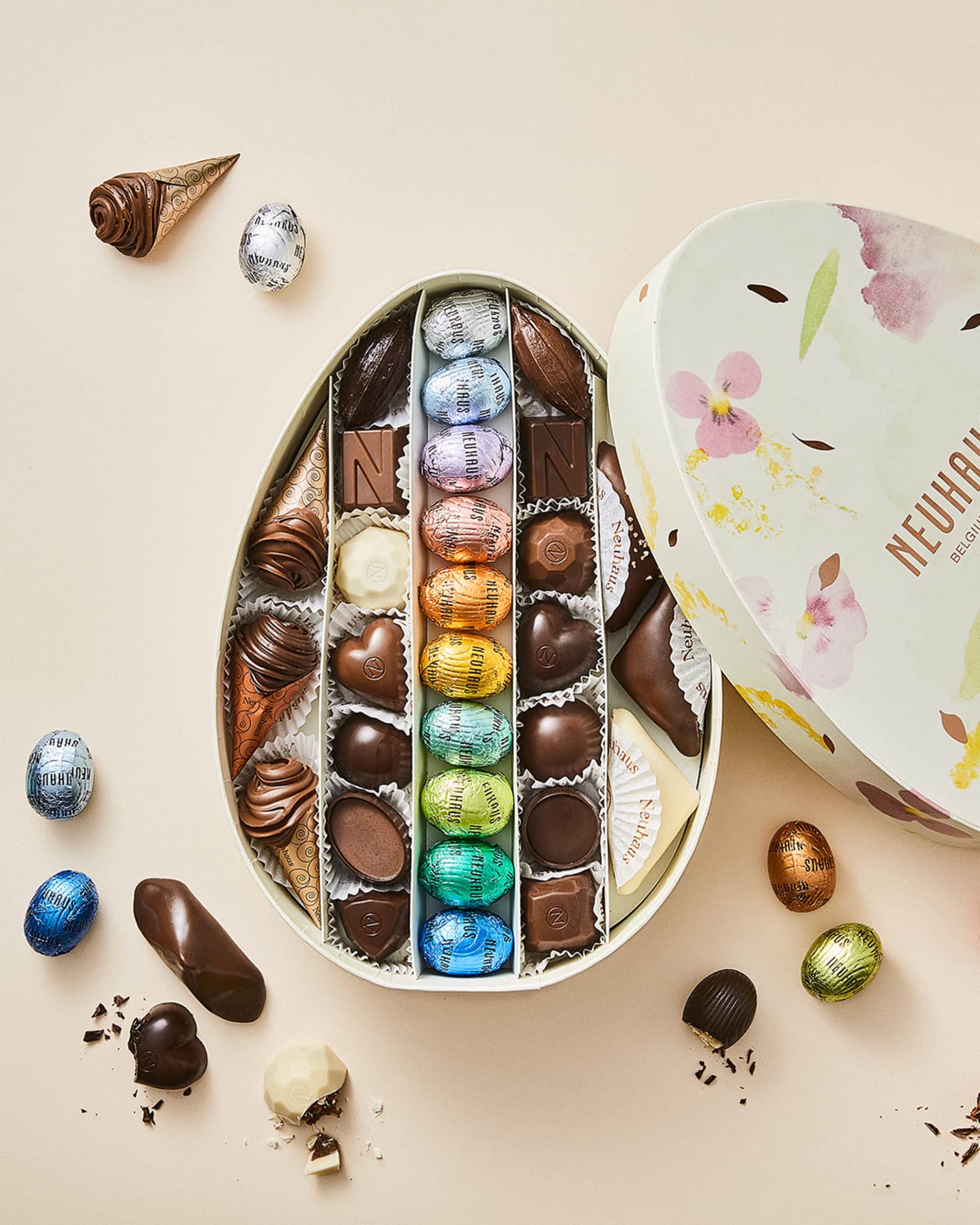Neuhaus Chocolate Large Easter Egg, 30 Pieces | Horchow