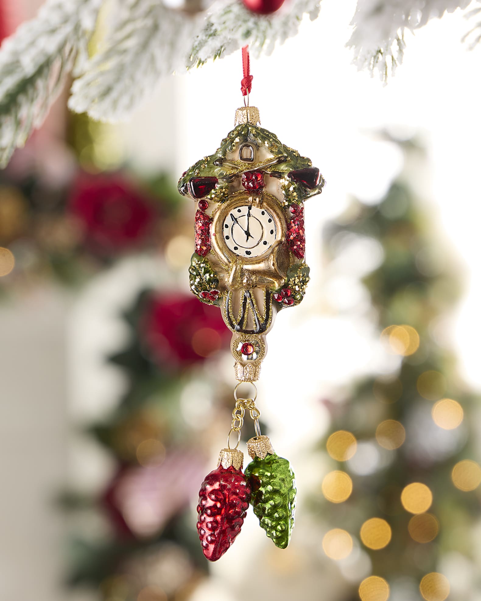 Neiman Marcus Clock Christmas Ornament | Horchow