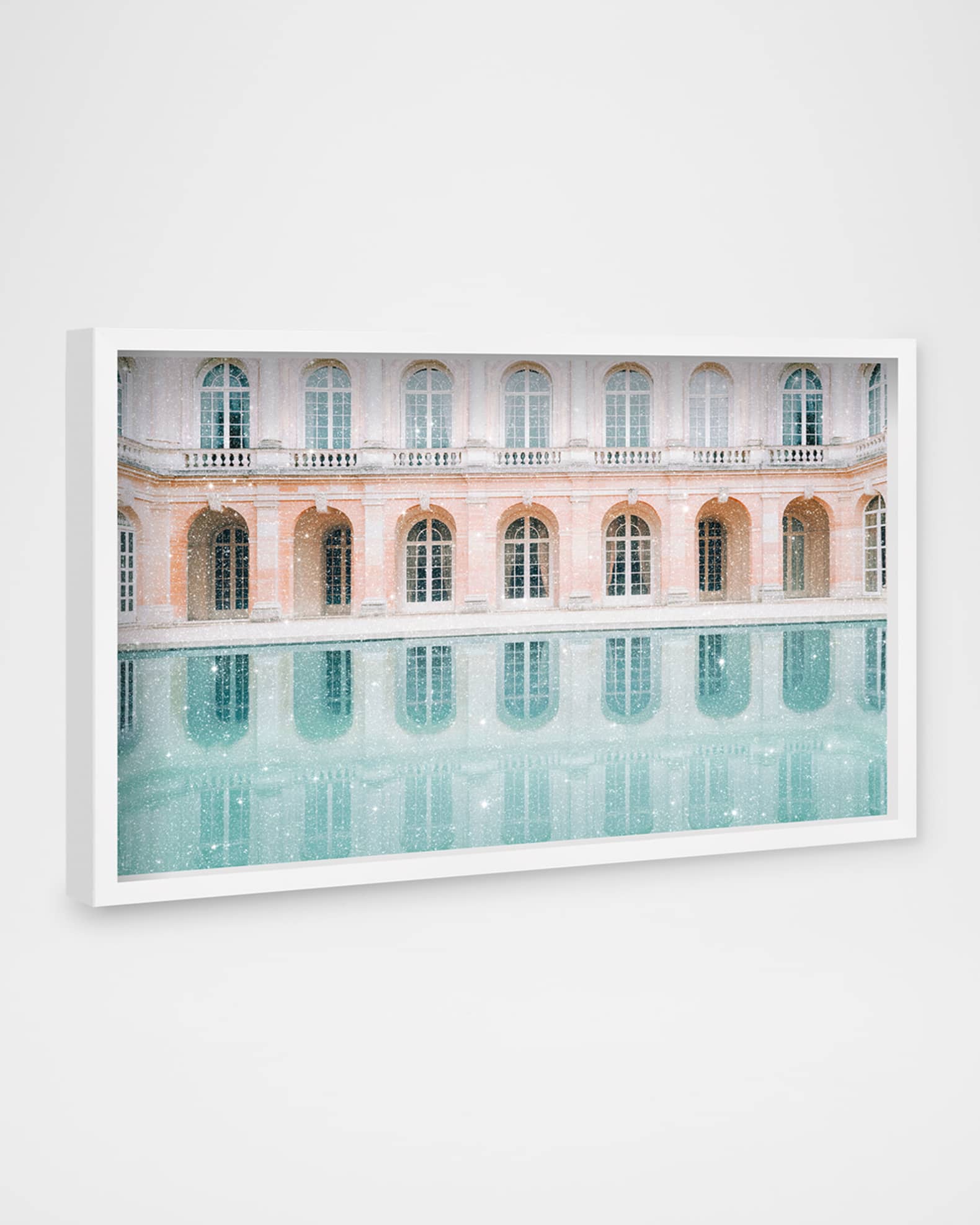 The Oliver Gal Artist Co. "Palace Dreamy Pond" Hand-Embellished Art ...