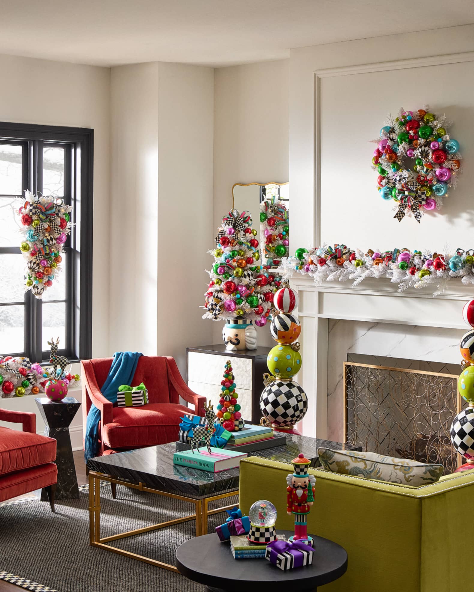 MacKenzie-Childs Confetti Christmas Trophy Finial Decoration | Horchow