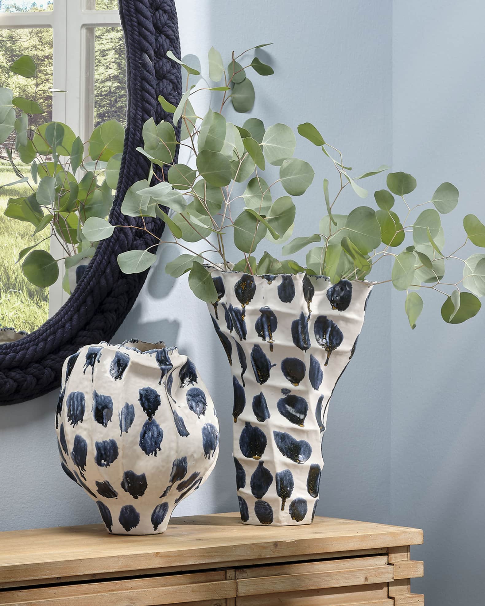 Jamie Young Monet Wide Vase, 12" | Horchow