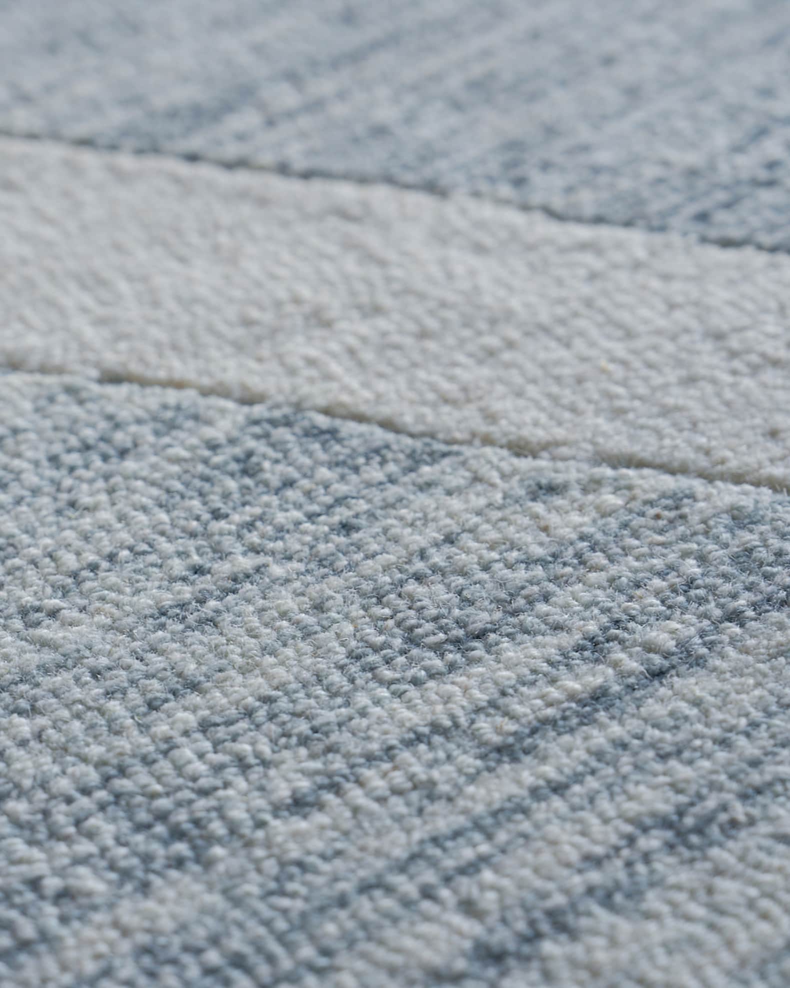 Exquisite Rugs Miami Hand-Tufted Silver/Ivory Rug, 12' x 15' | Horchow