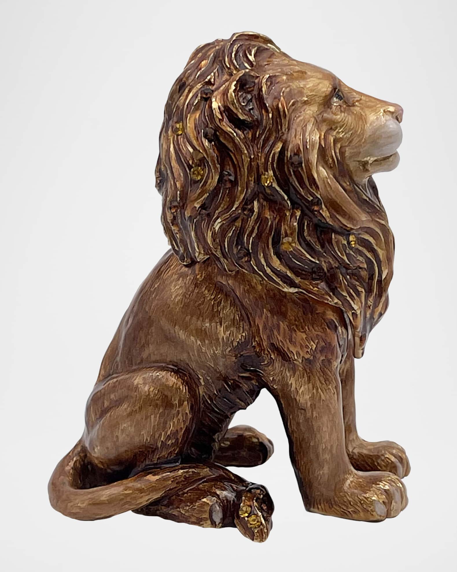 Jay Strongwater Mini Lion Box | Horchow