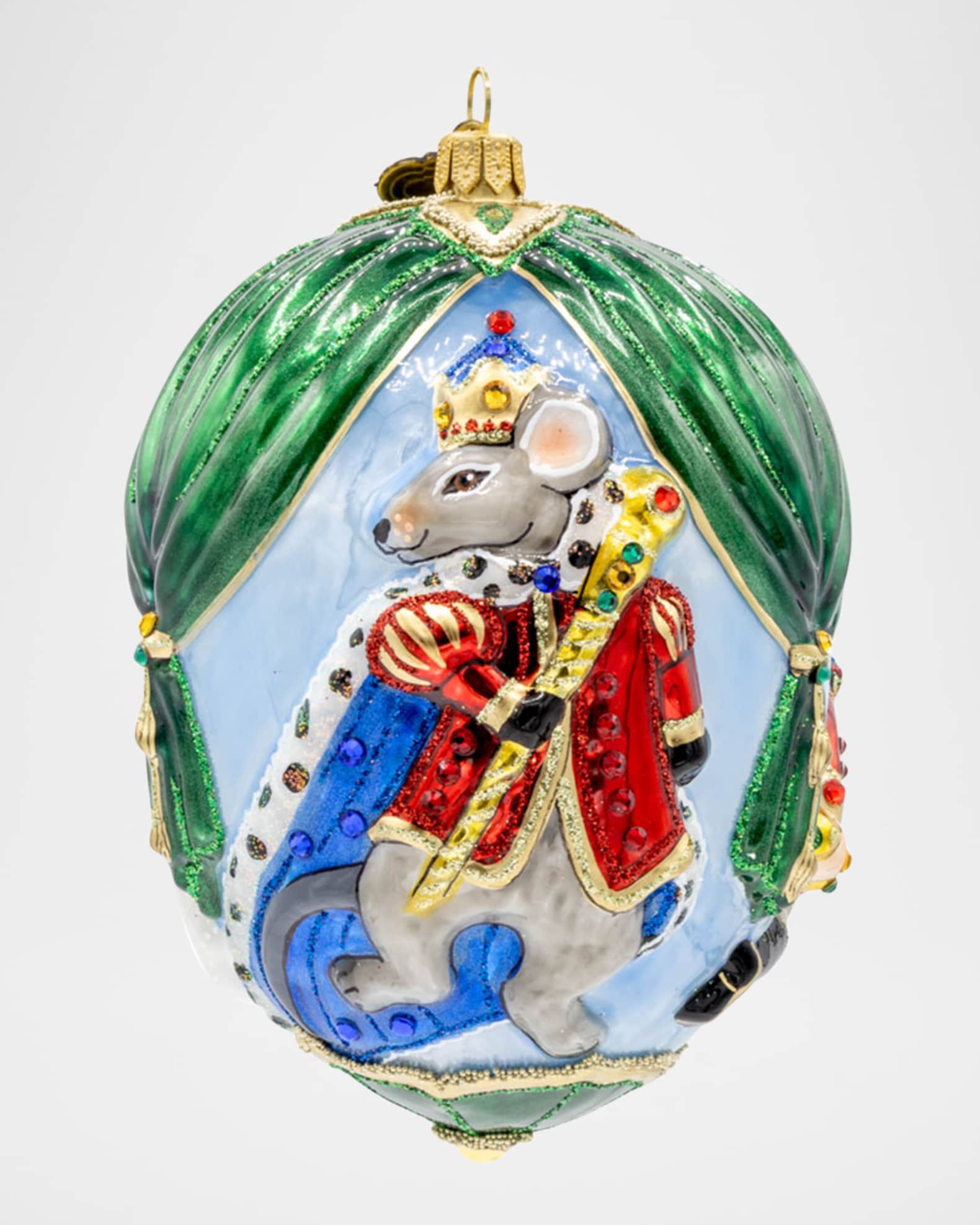 Jay Strongwater Nutcracker Suite Egg Christmas Ornament | Horchow