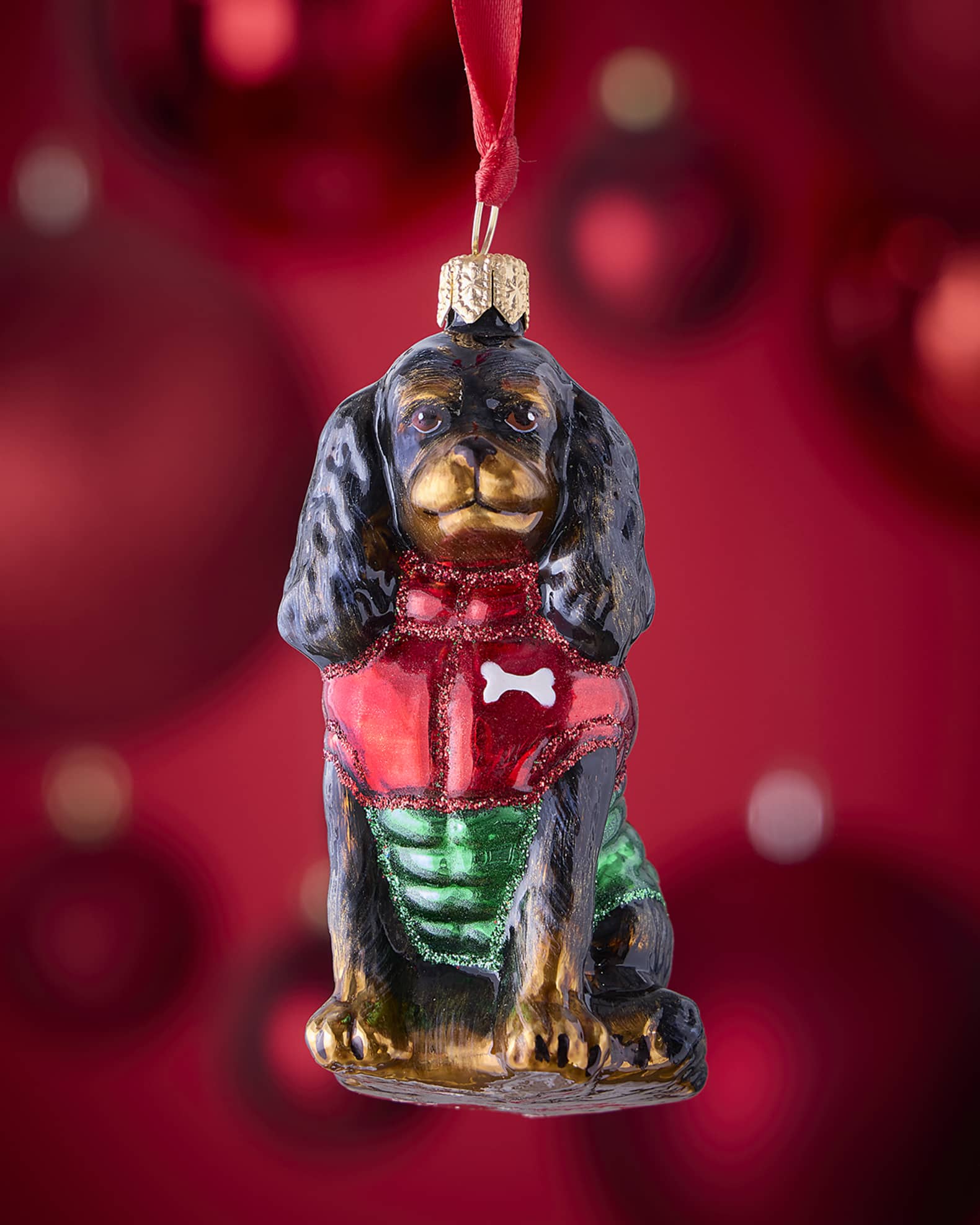 Joy To The World Collectibles Cavalier King in Puffer Coat Christmas ...