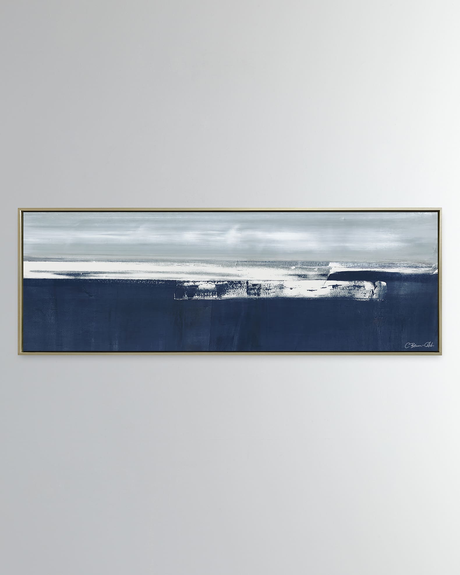 Benson-Cobb Studios "Coastal Landscape" Hand-Embellished Giclee on ...