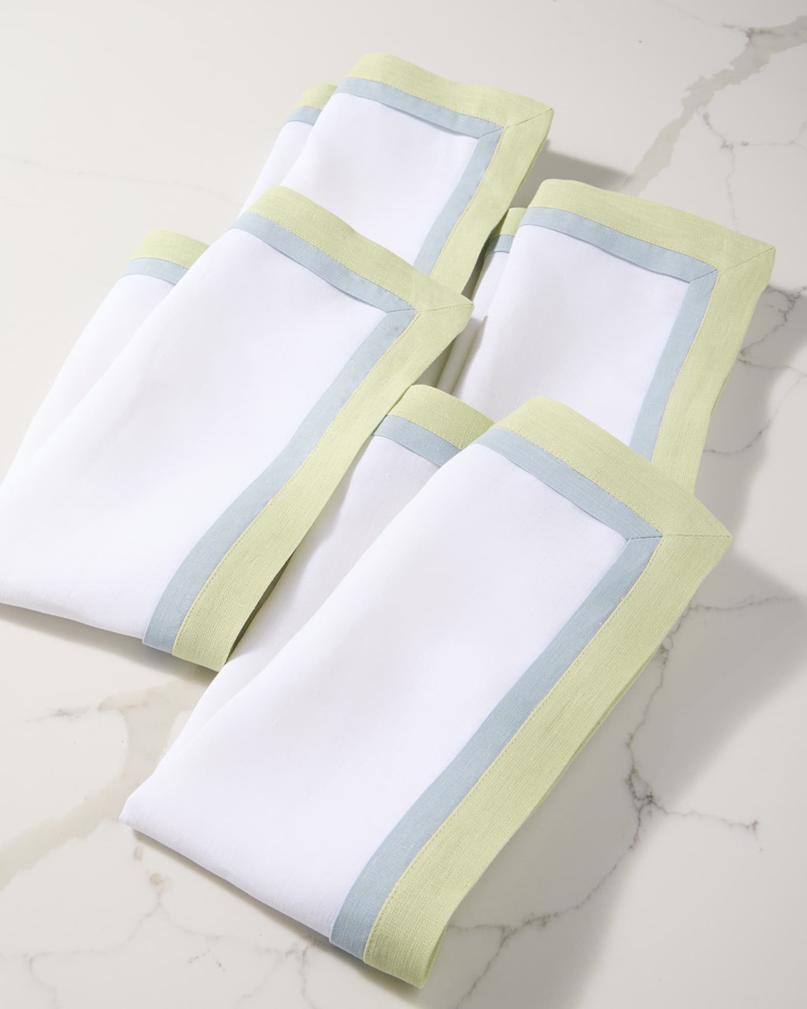 Deborah Rhodes Tailored Border Napkins, Set of 4 | Horchow