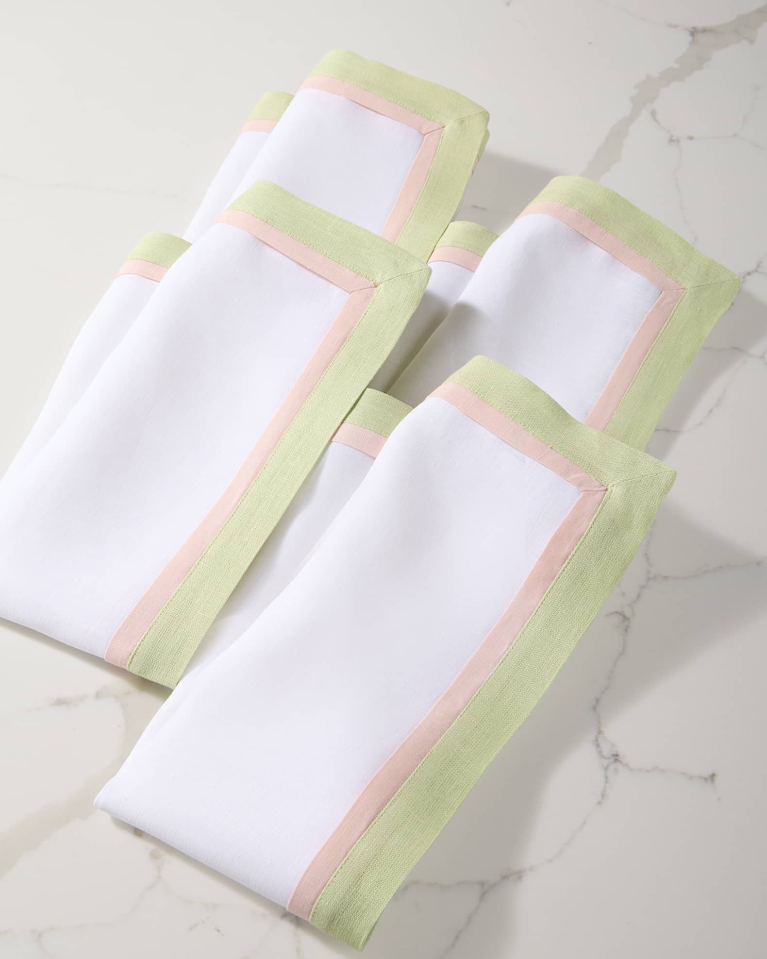 Deborah Rhodes Tailored Border Napkins, Set of 4 | Horchow