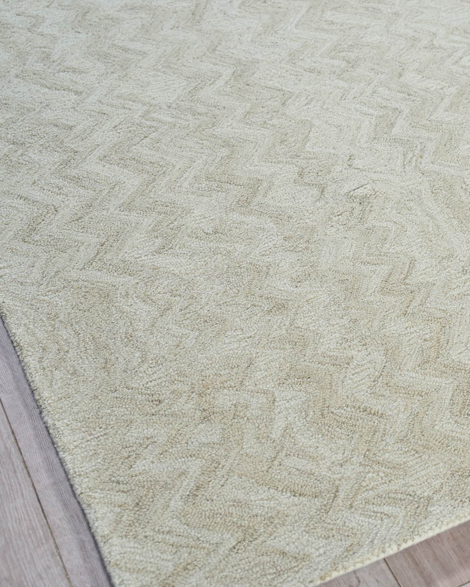 Exquisite Rugs Veneta Hand-Tufted Beige Rug, 10' x 14' | Horchow