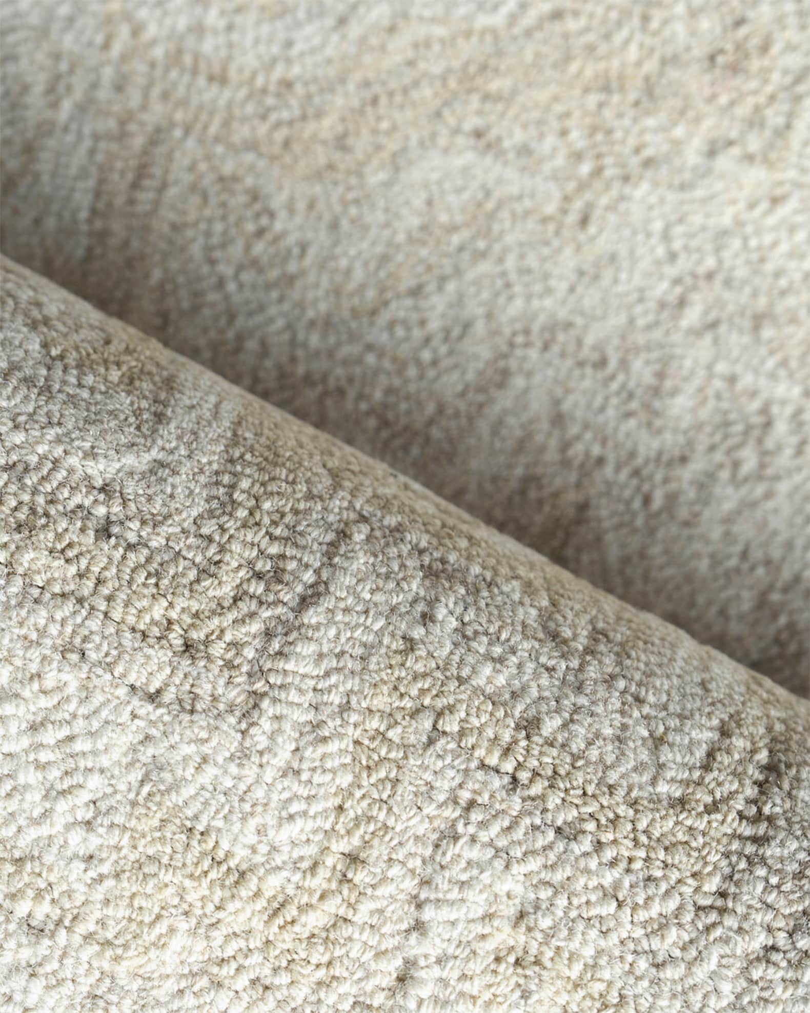 Exquisite Rugs Veneta Hand-Tufted Beige Rug, 5' x 8' | Horchow