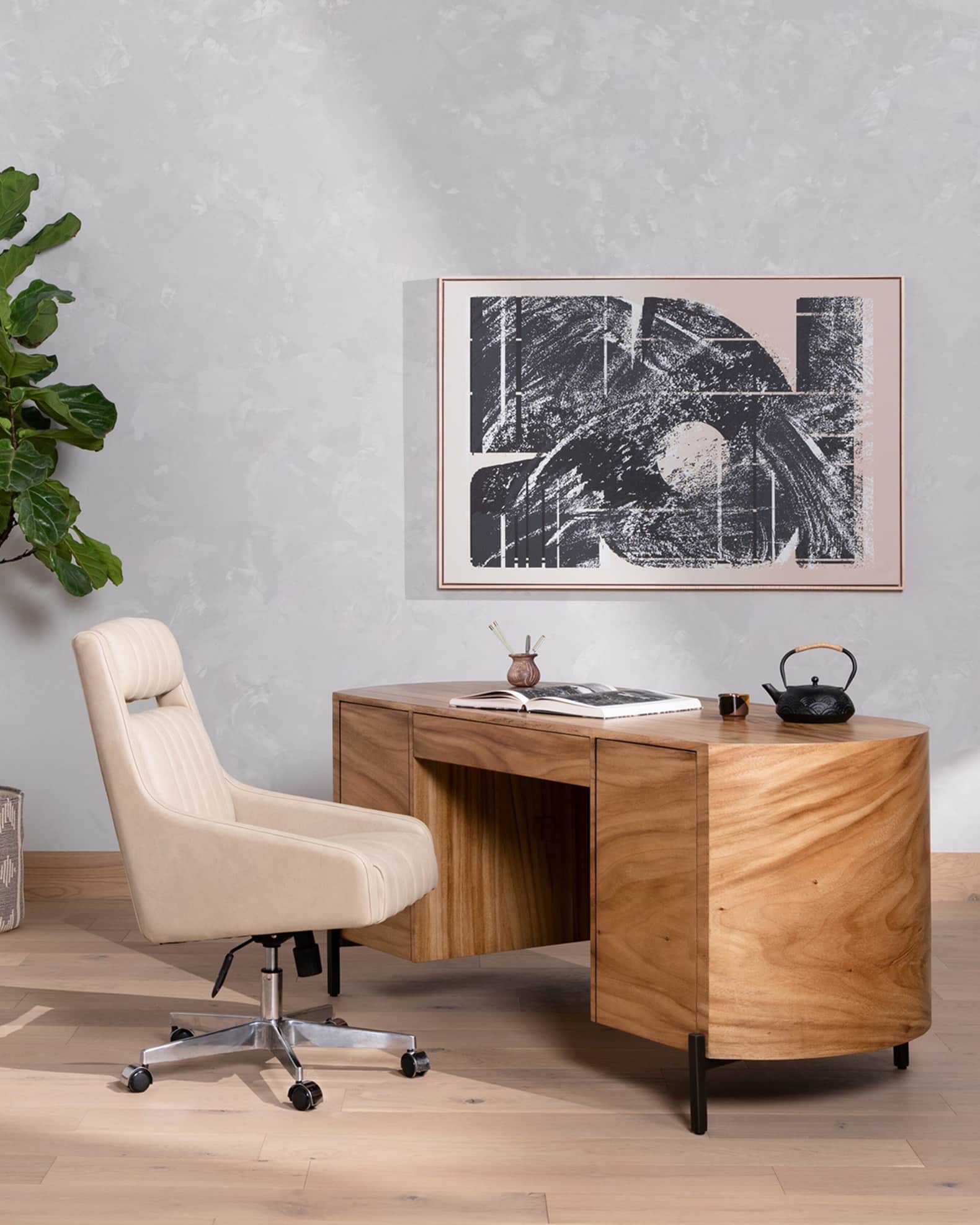 Four Hands Lunas Executive Desk | Horchow