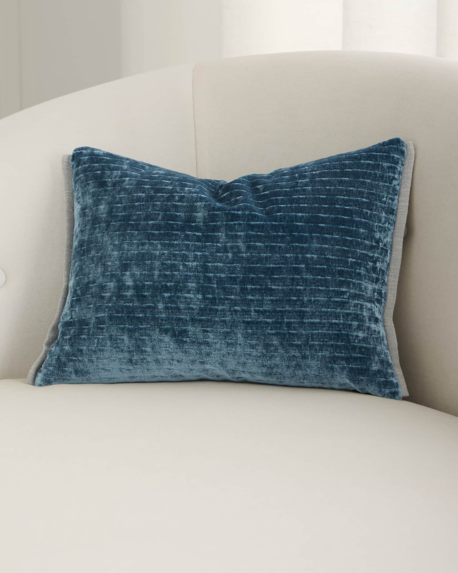 Designers Guild Mazarin Velvet Decorative Pillow, 12" x 16" | Horchow