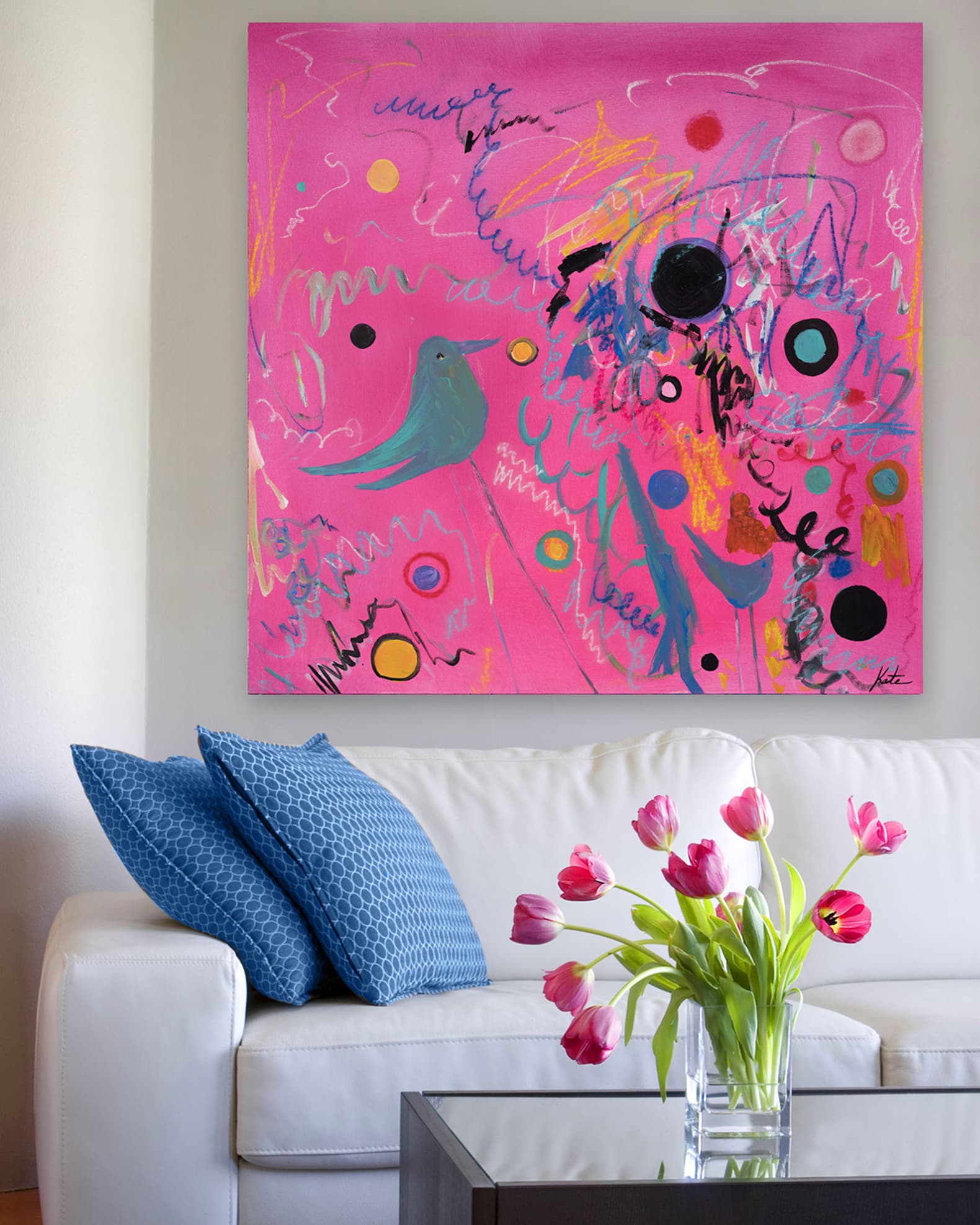 RFA Fine Art "Caught in the Nest" Hand-Embellished Giclee by Kate ...