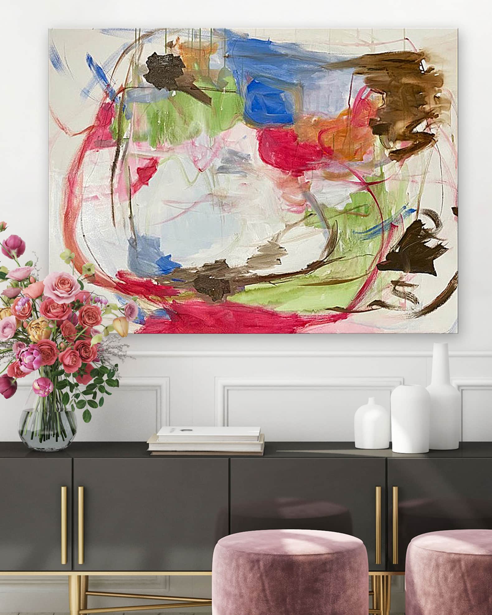 RFA Fine Art "Ladylike" Hand-Embellished Giclee by Kate Baldock | Horchow