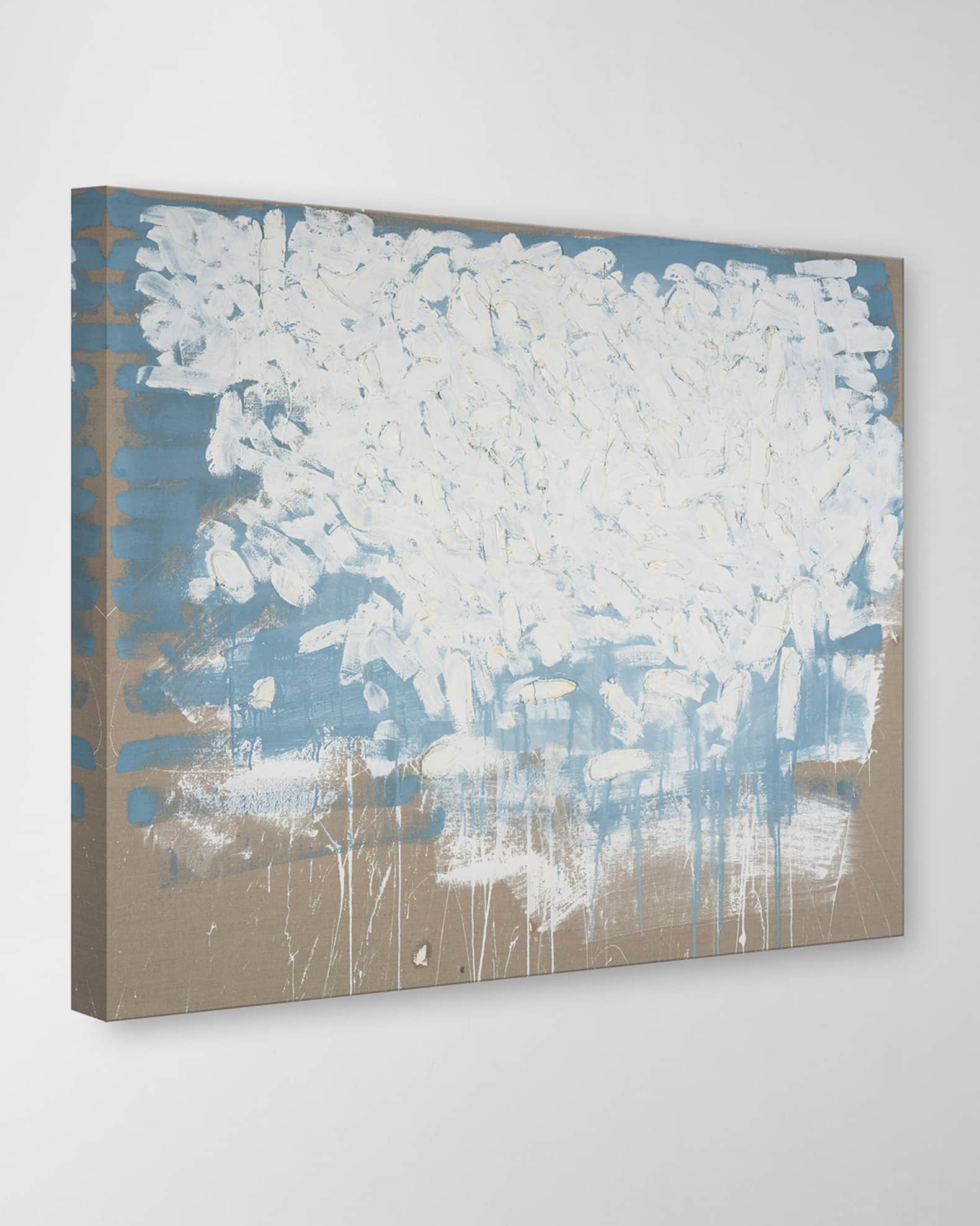 RFA Fine Art "Blue Over White Under White" Hand-Embellished Giclee by ...