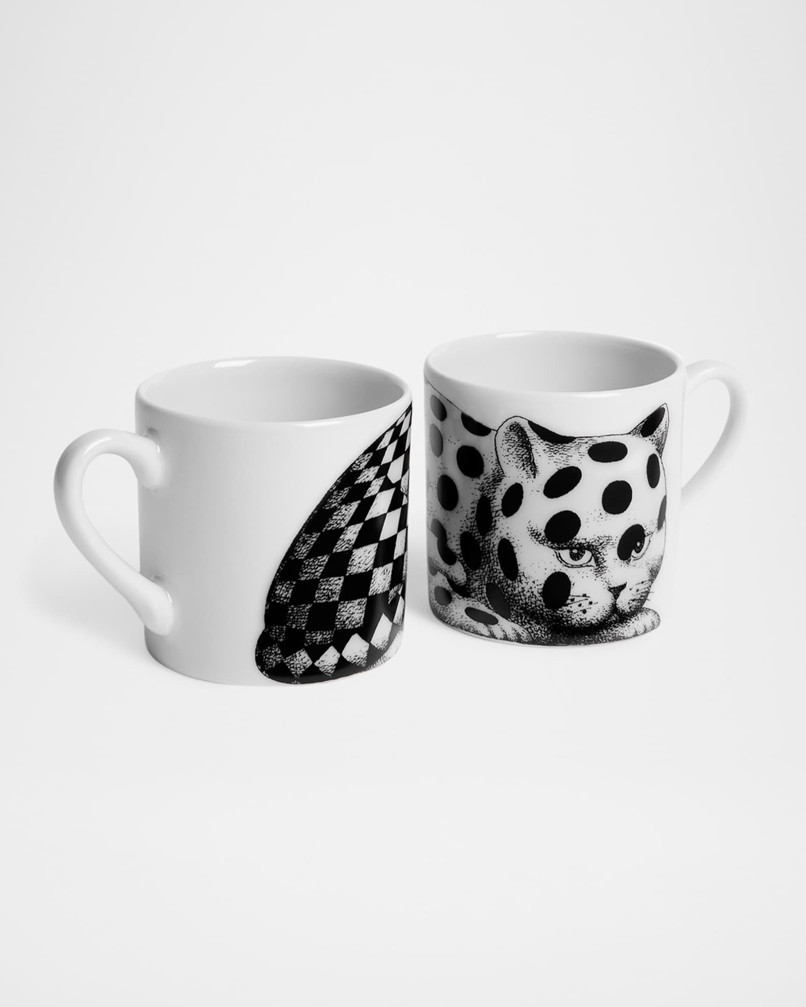 Fornasetti High Fidelity Starry Coffee Mug, Set of 2 | Horchow