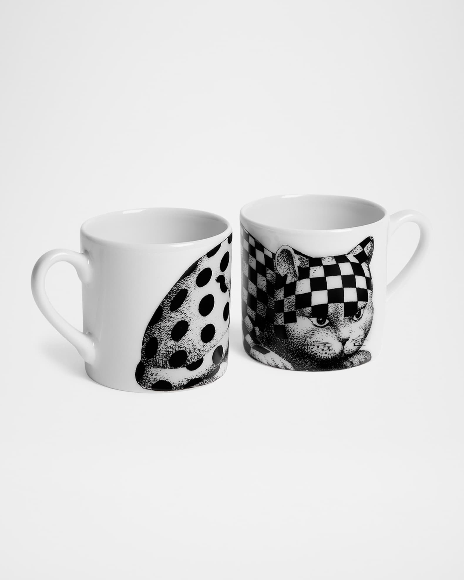 Fornasetti High Fidelity Starry Coffee Mug, Set of 2 | Horchow