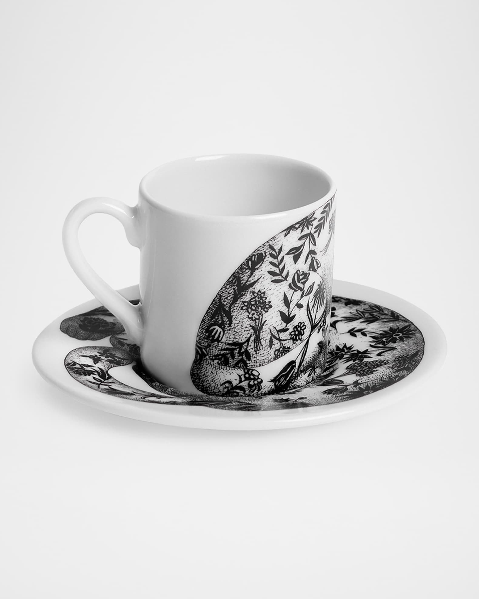 Fornasetti High Fidelity Fiorata Coffee Cup | Horchow