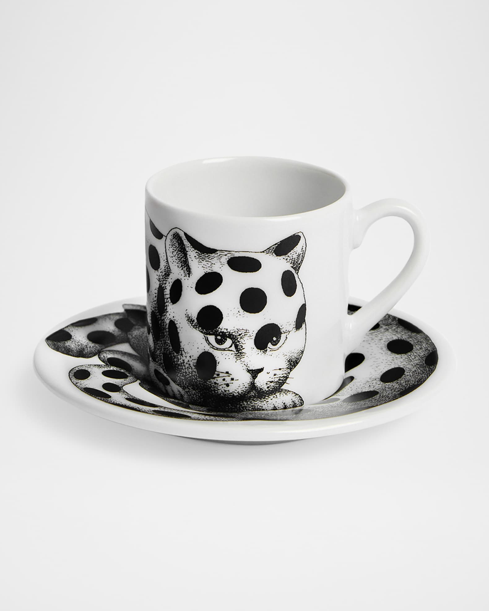 Fornasetti High Fidelity Polka Dot Coffee Mug | Horchow