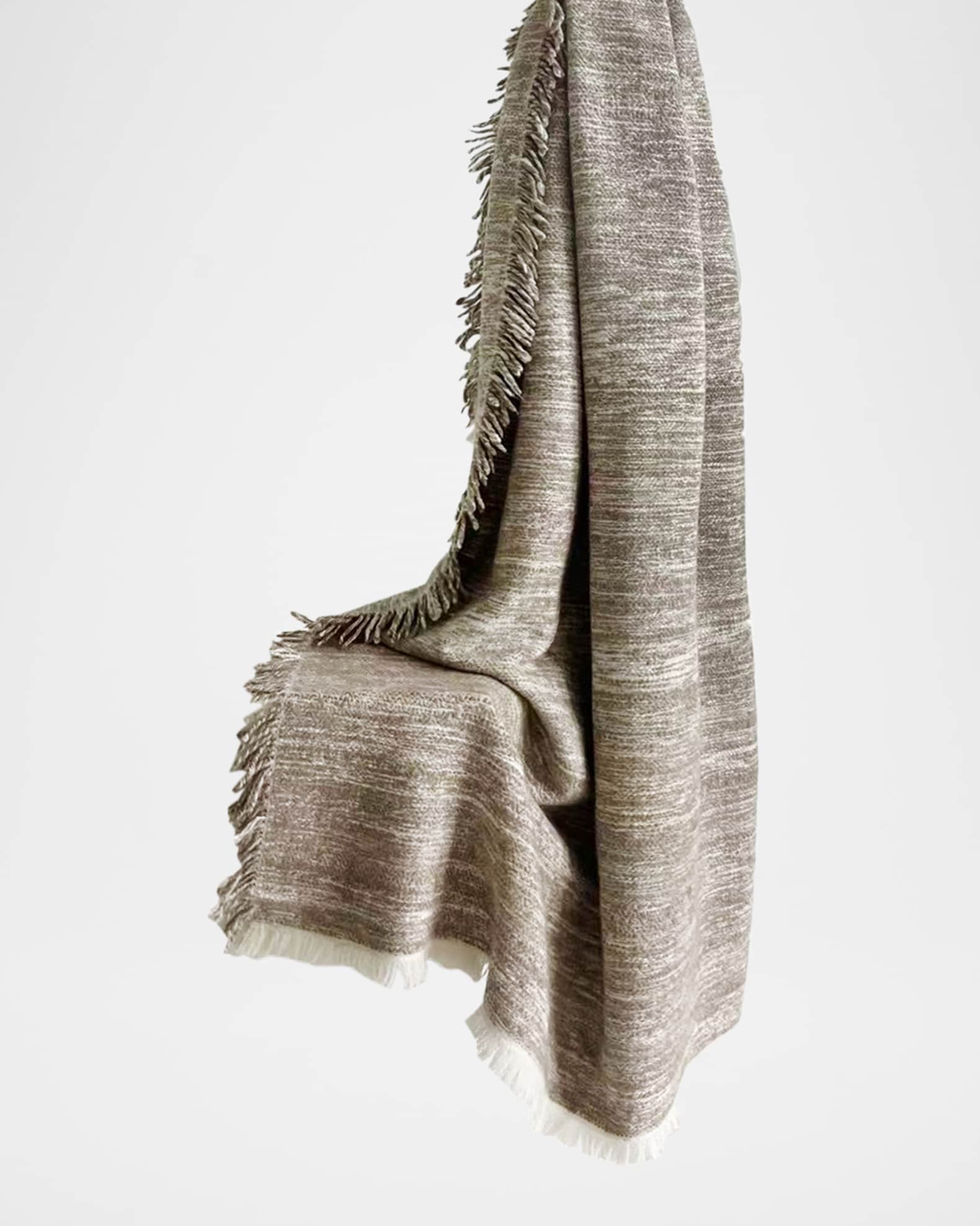 Sand River Tibetan Pulu Cashmere Throw | Horchow