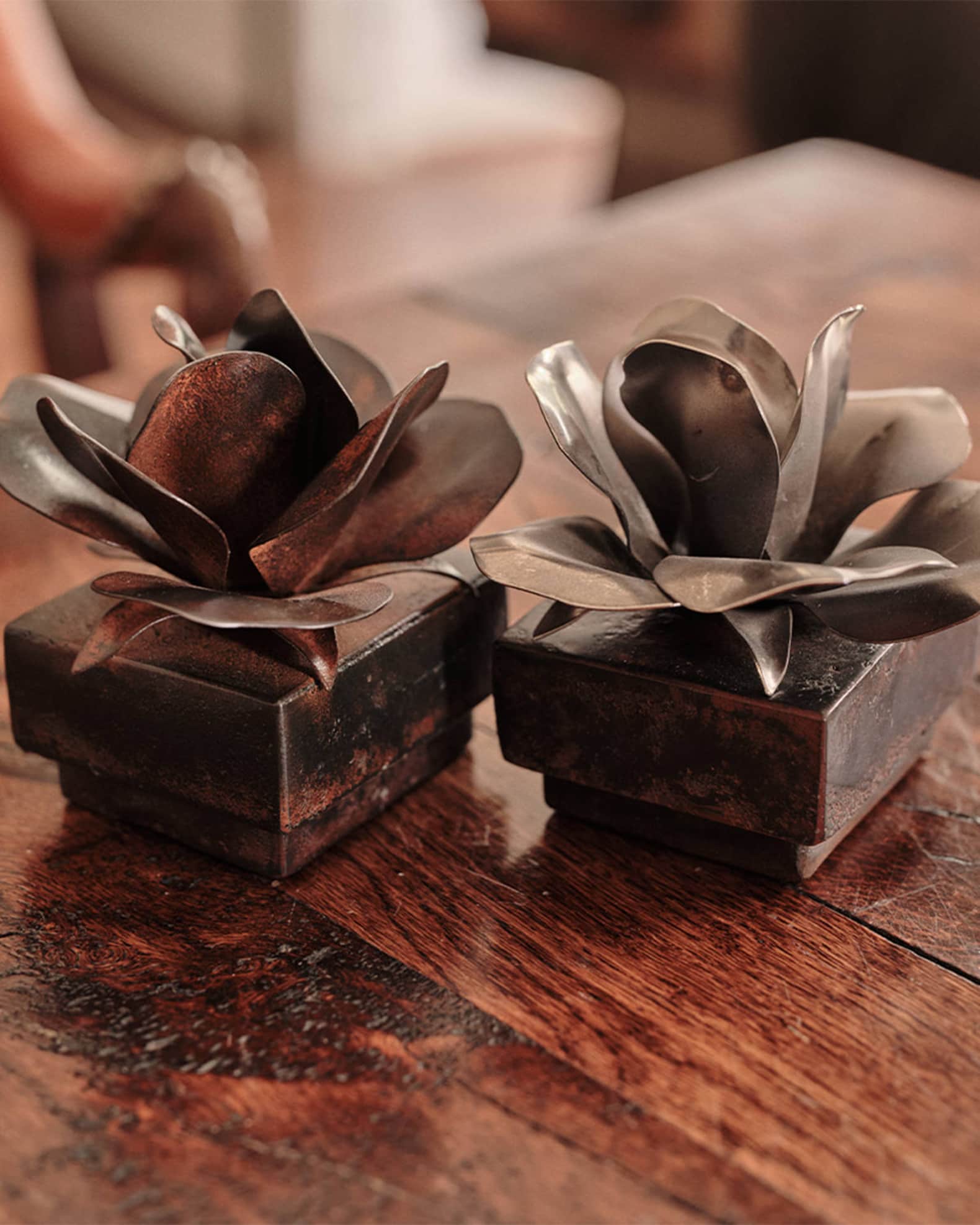 Jan Barboglio Rosa Cast Iron Box | Horchow