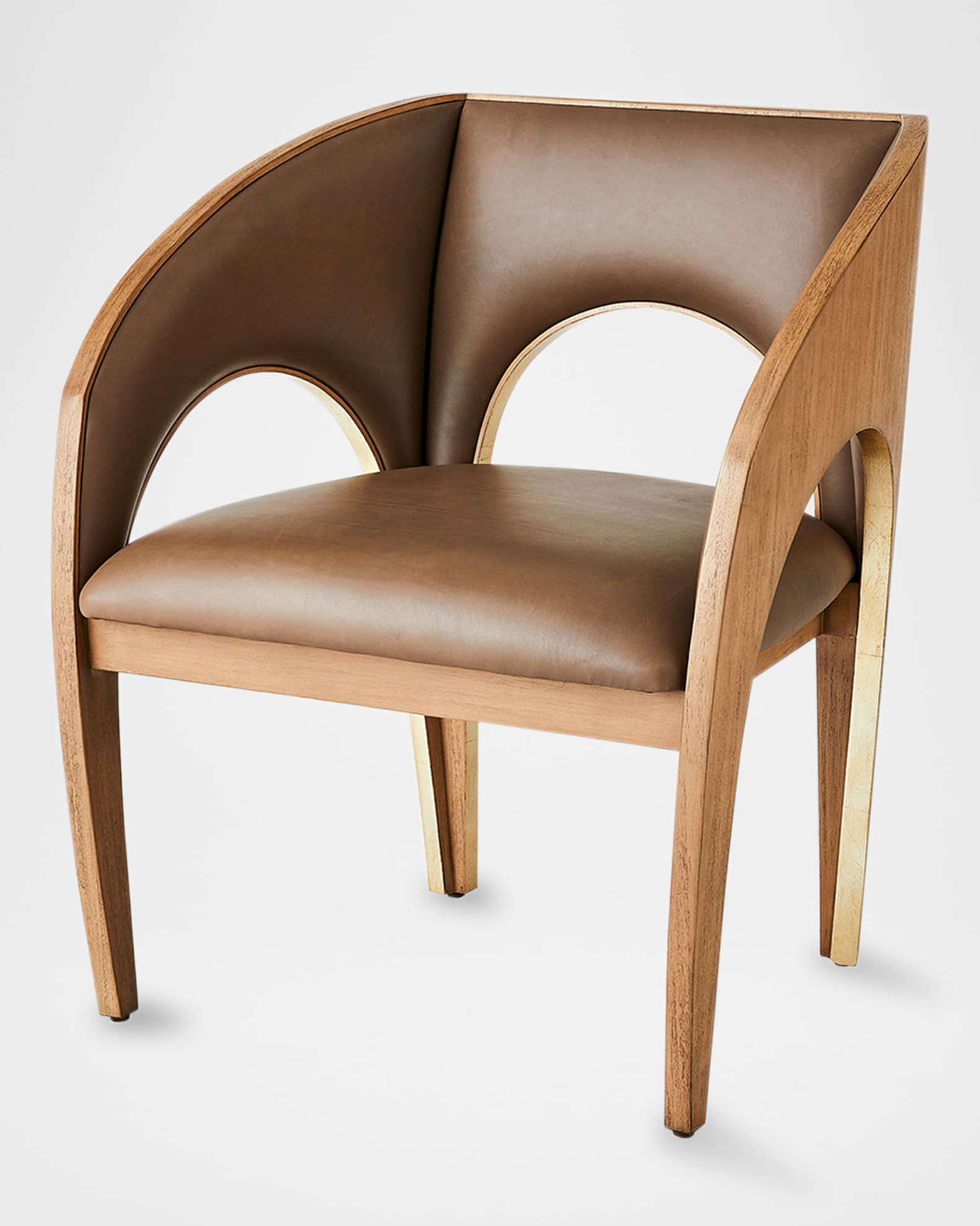 Global Views Arches Leather Occasional Chair | Horchow