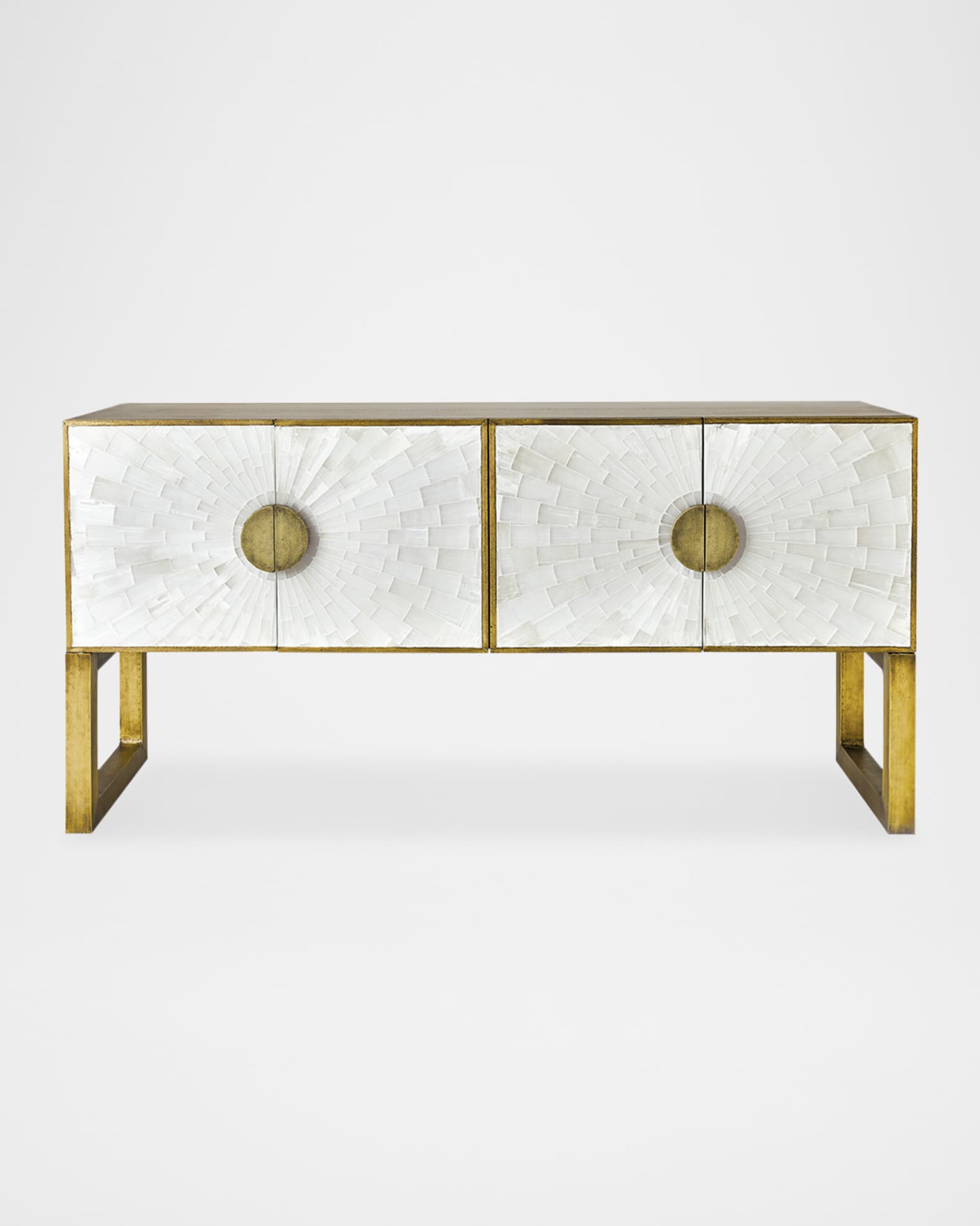 Global Views Gypsum Console Table | Horchow