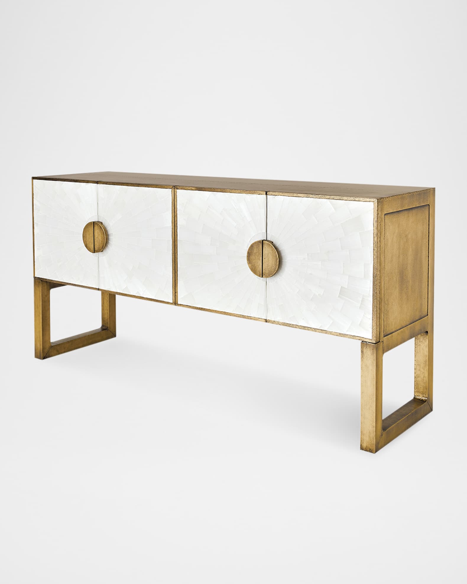 Global Views Gypsum Console Table | Horchow