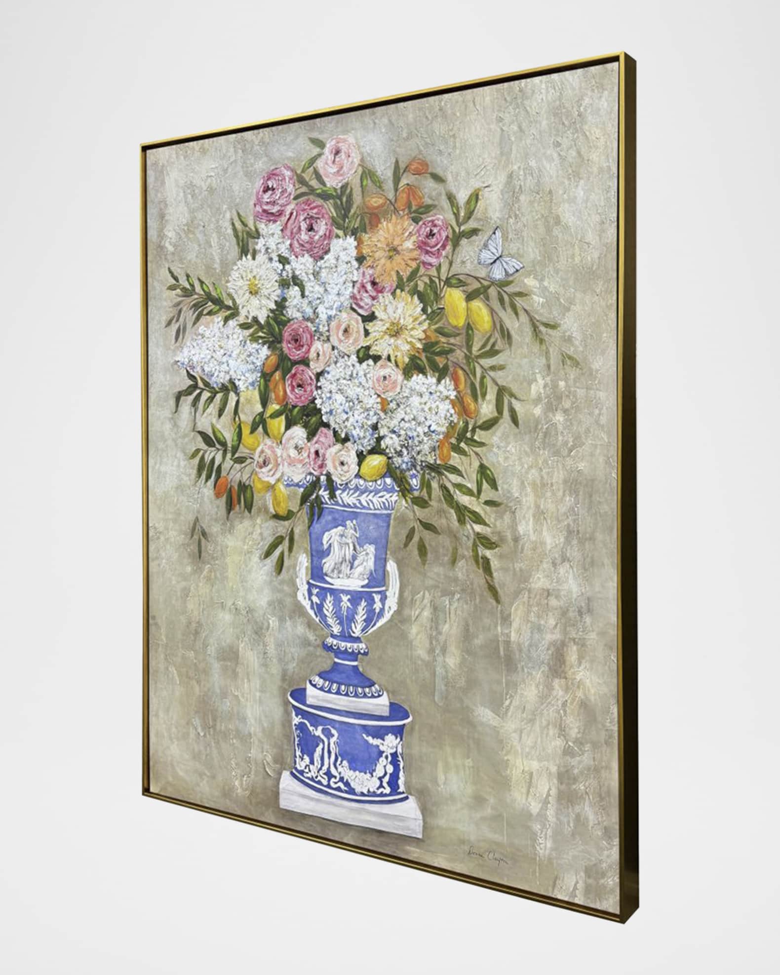 Paragon Decors "Arrangement in Blue" Hand-Embellished Giclee | Horchow
