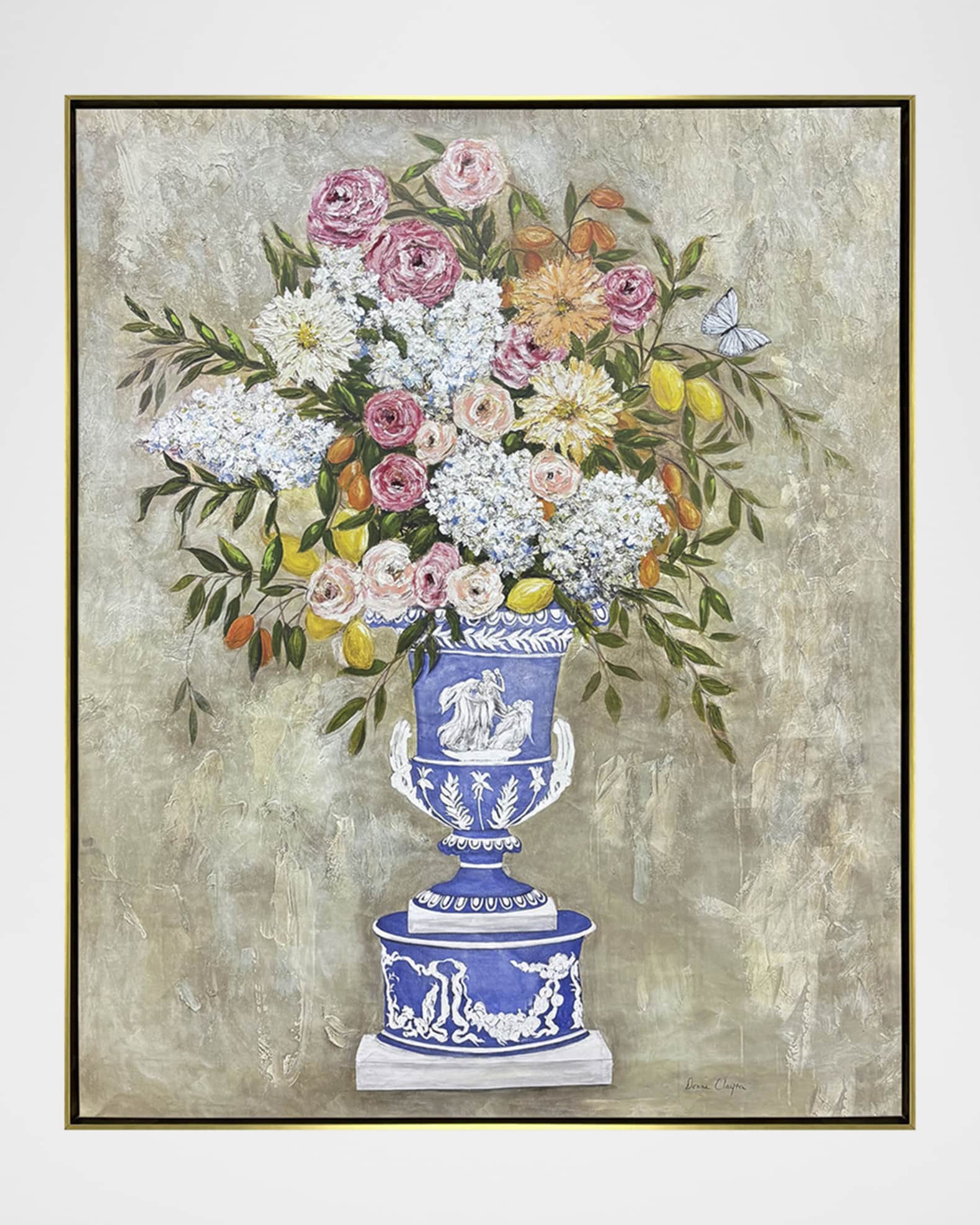 Paragon Decors "Arrangement in Blue" Hand-Embellished Giclee | Horchow