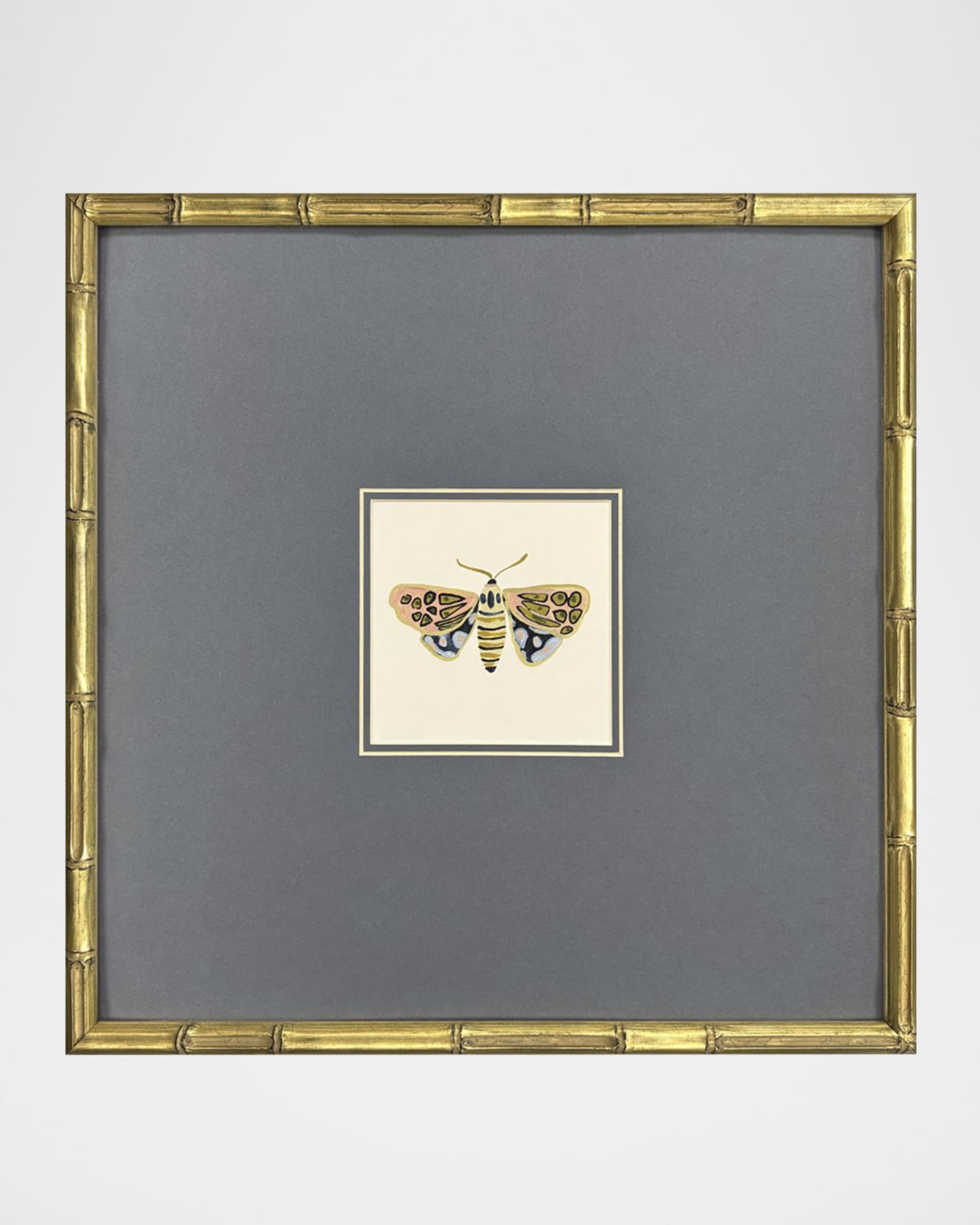 Paragon Decors "Pastel Moths II" Framed Giclees by Farida Zaman, Set of ...