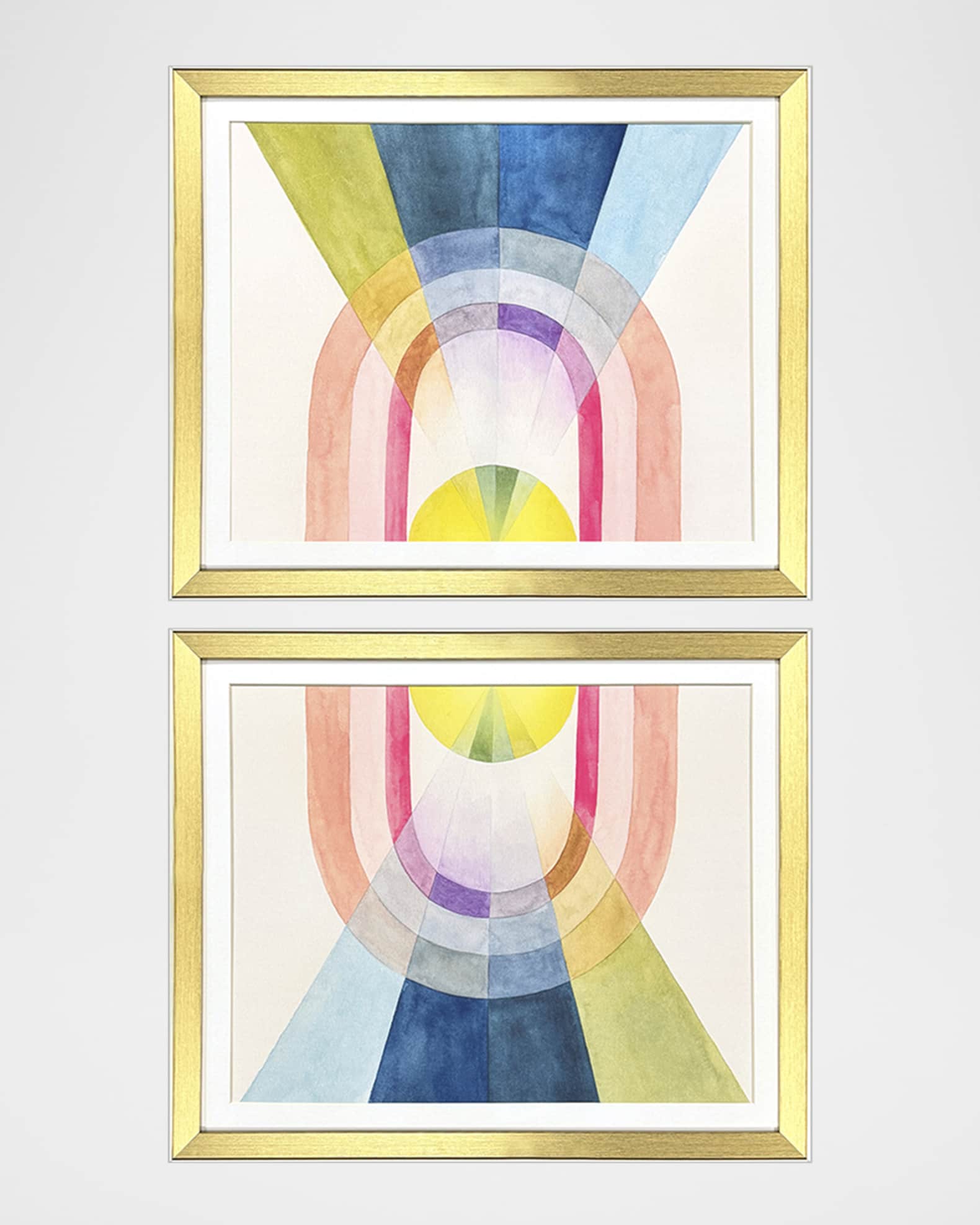 Paragon Decors "Beamed" Framed Giclees by Grace Popp, Set of 2 | Horchow