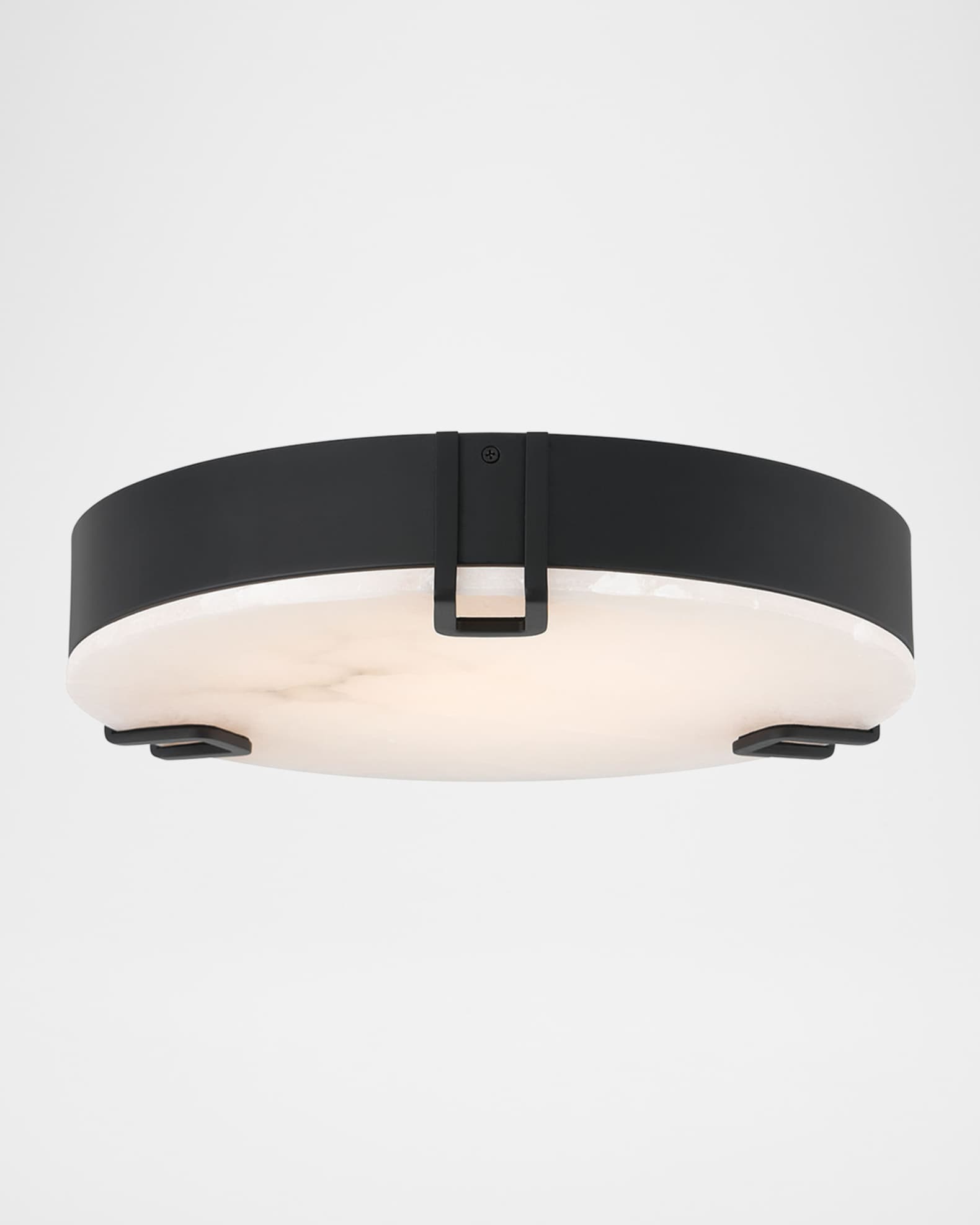 Eurofase Noga 16" LED Flush Mount, Matte Black | Horchow
