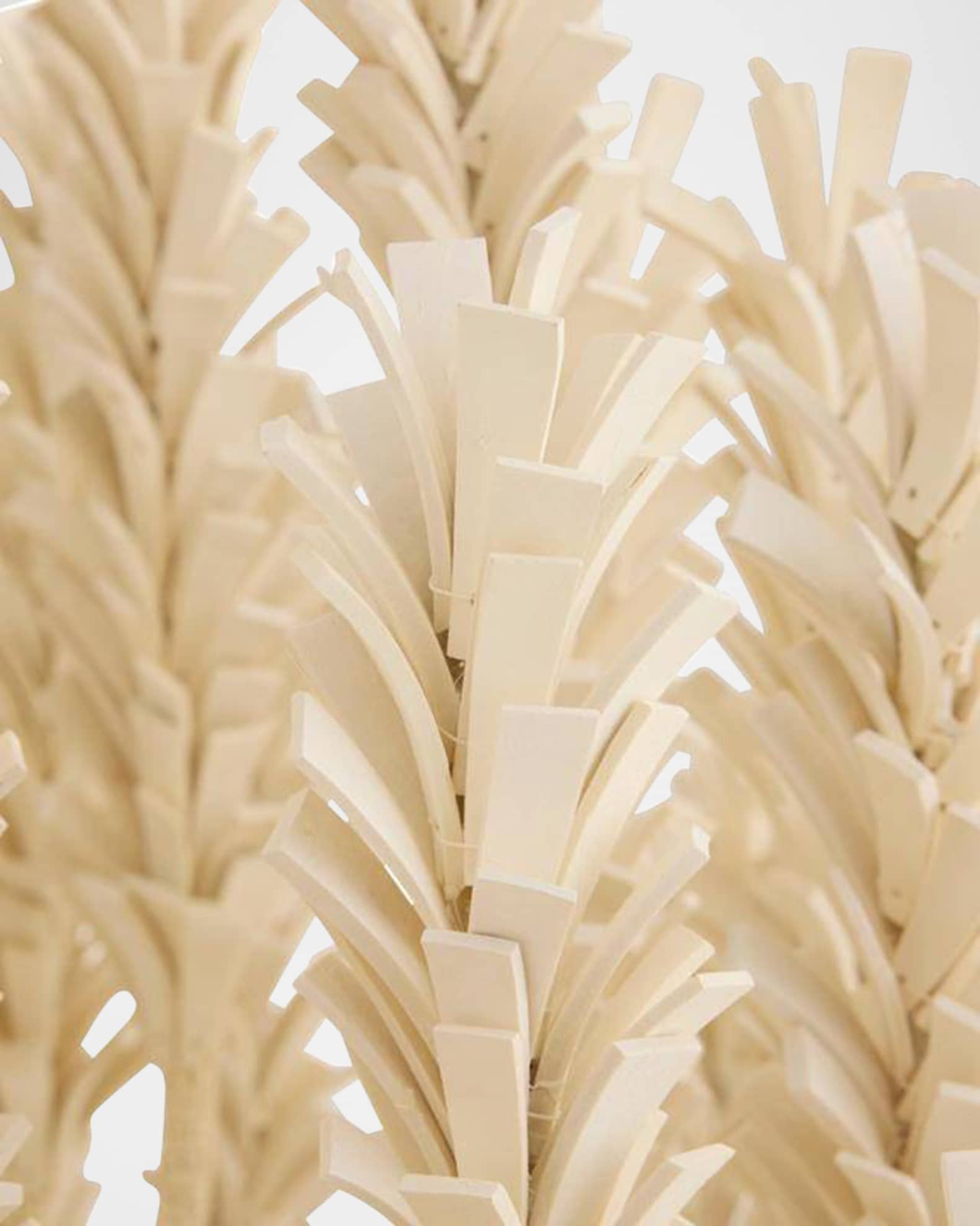 Arteriors Kaia 39" 6-Light Coconut Shell Chandelier | Horchow