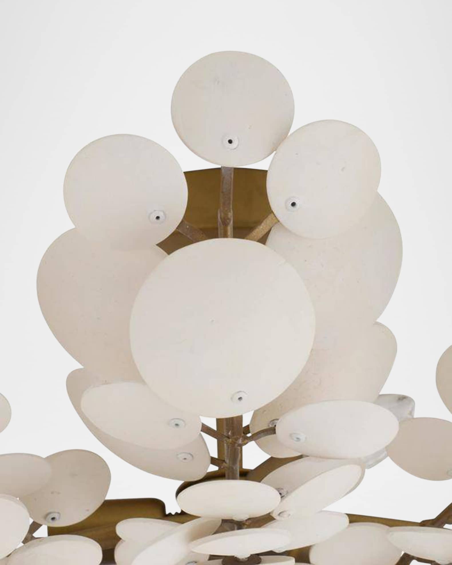 Arteriors Bilal 38" 3-Light Coconut Shell Flush Mount | Horchow