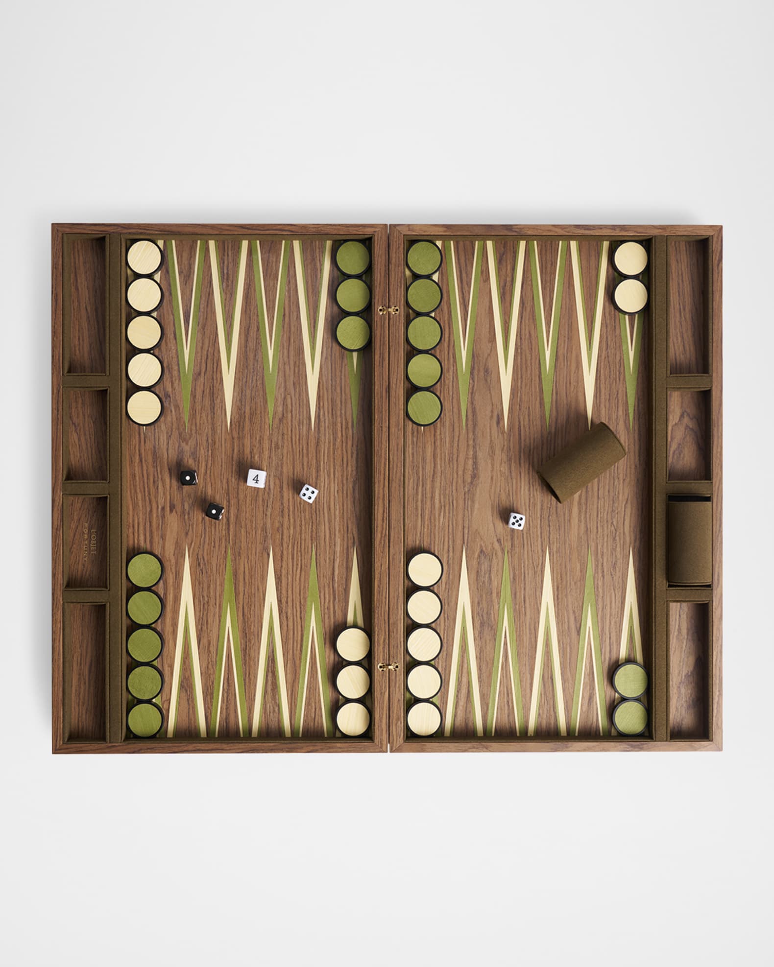 L'Objet Fortuny Backgammon Set | Horchow