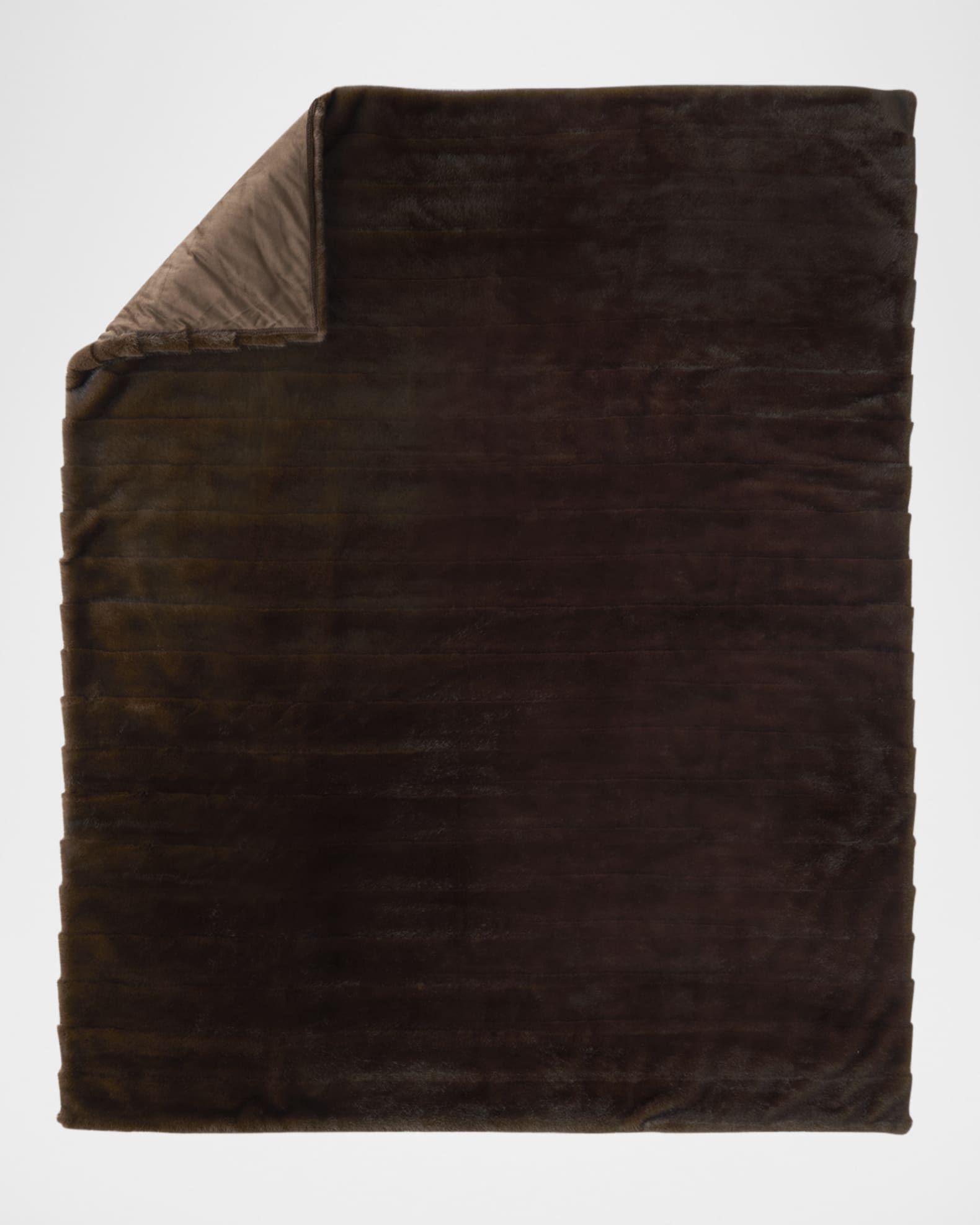 Lyla Grant Faux Mink Throw, 60" x 72" | Horchow