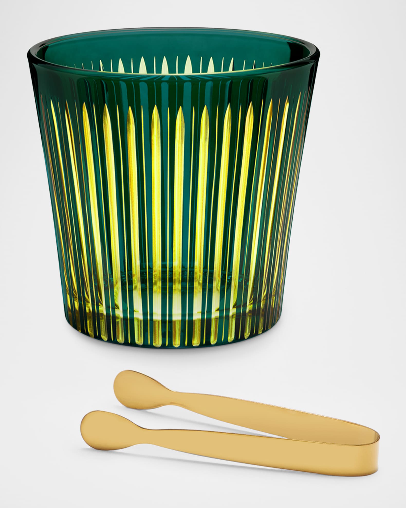 L'Objet Prism Ice Bucket with Tongs | Horchow