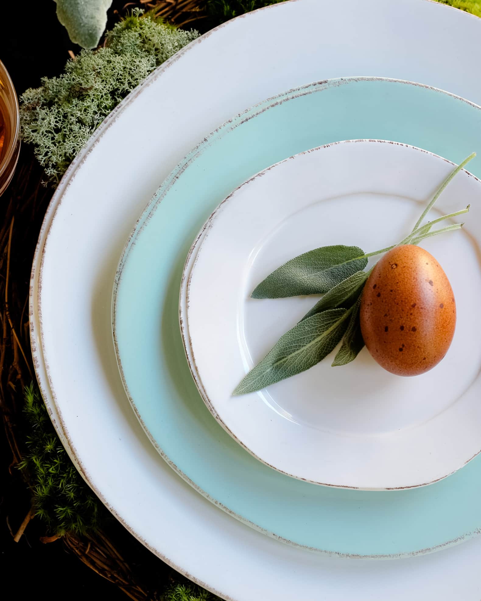 Vietri Lastra White American Dinner Plate | Horchow