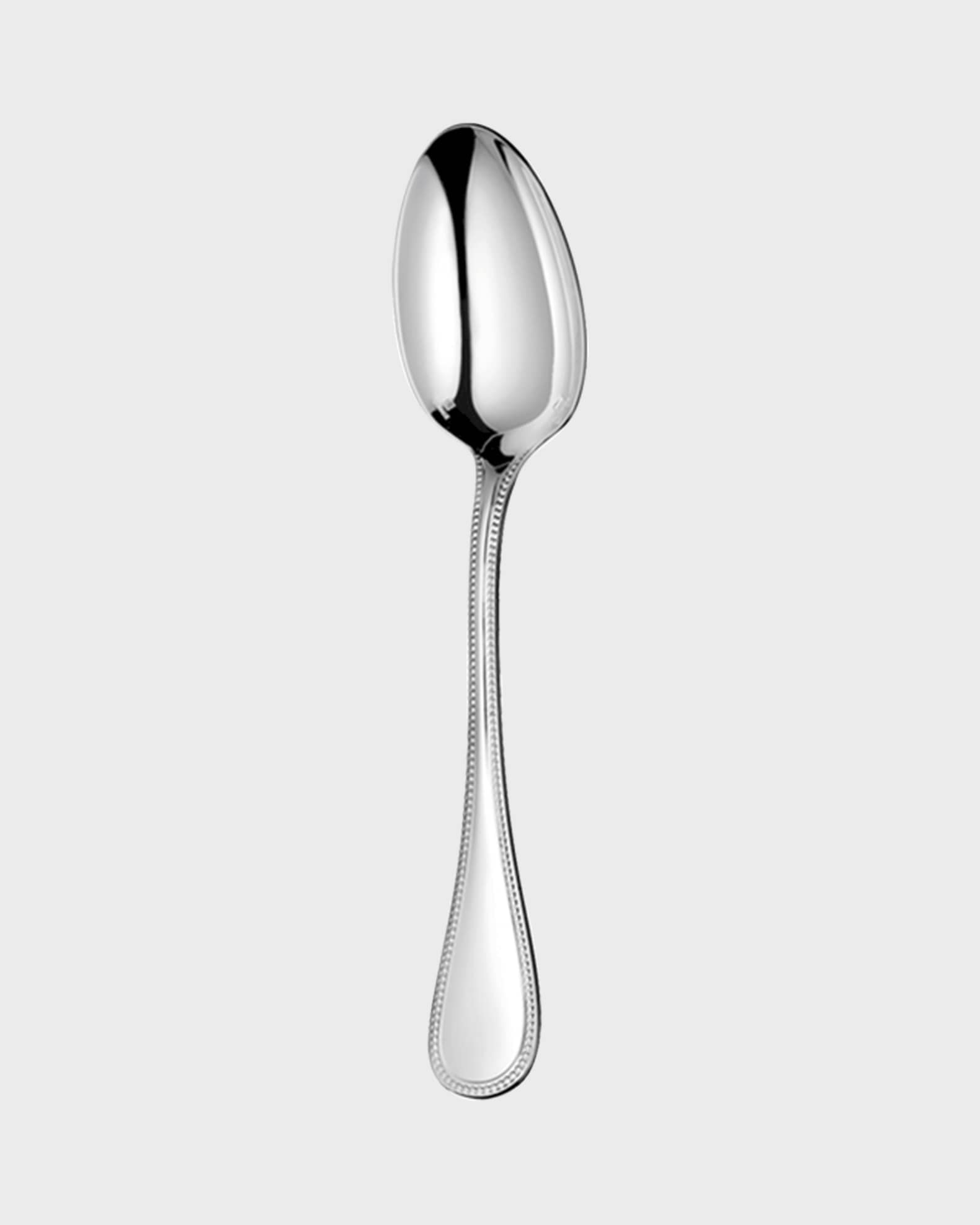 Christofle Perles Silver-Plated Place Spoon | Horchow